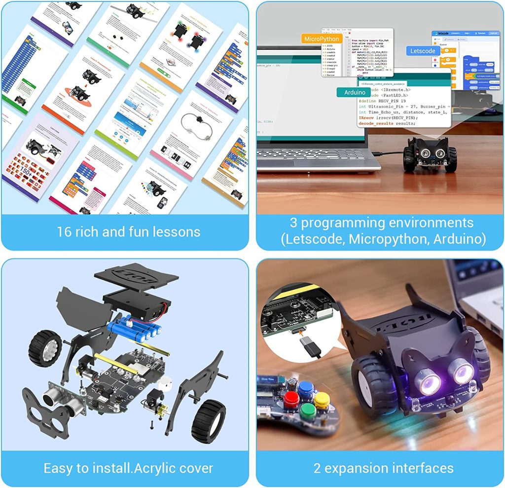 Robot CrowBot BOLT - Curso de Robotica